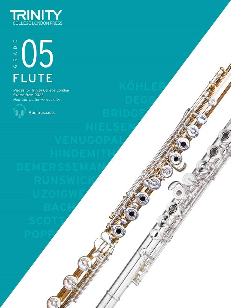 Trinity Flute Grade 5 (with Audio Download) from 2023 – Parkland Music